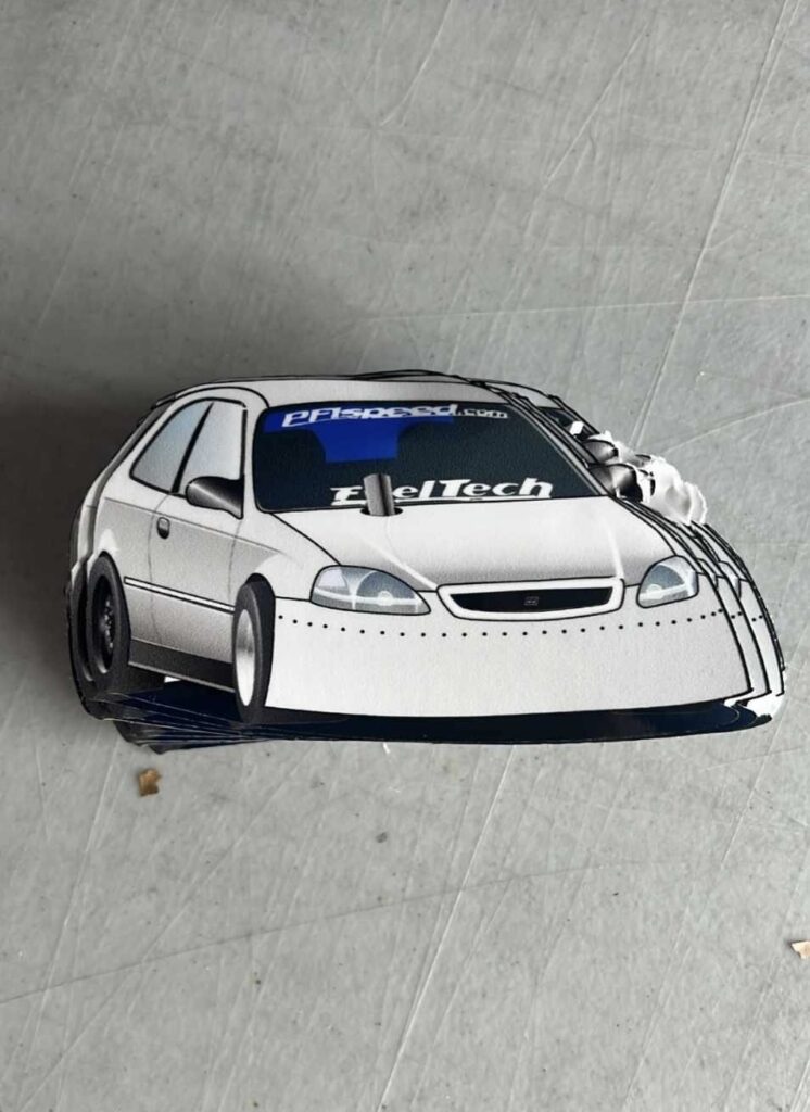 Brent's Freedom Civic Sticker - PFI Speed